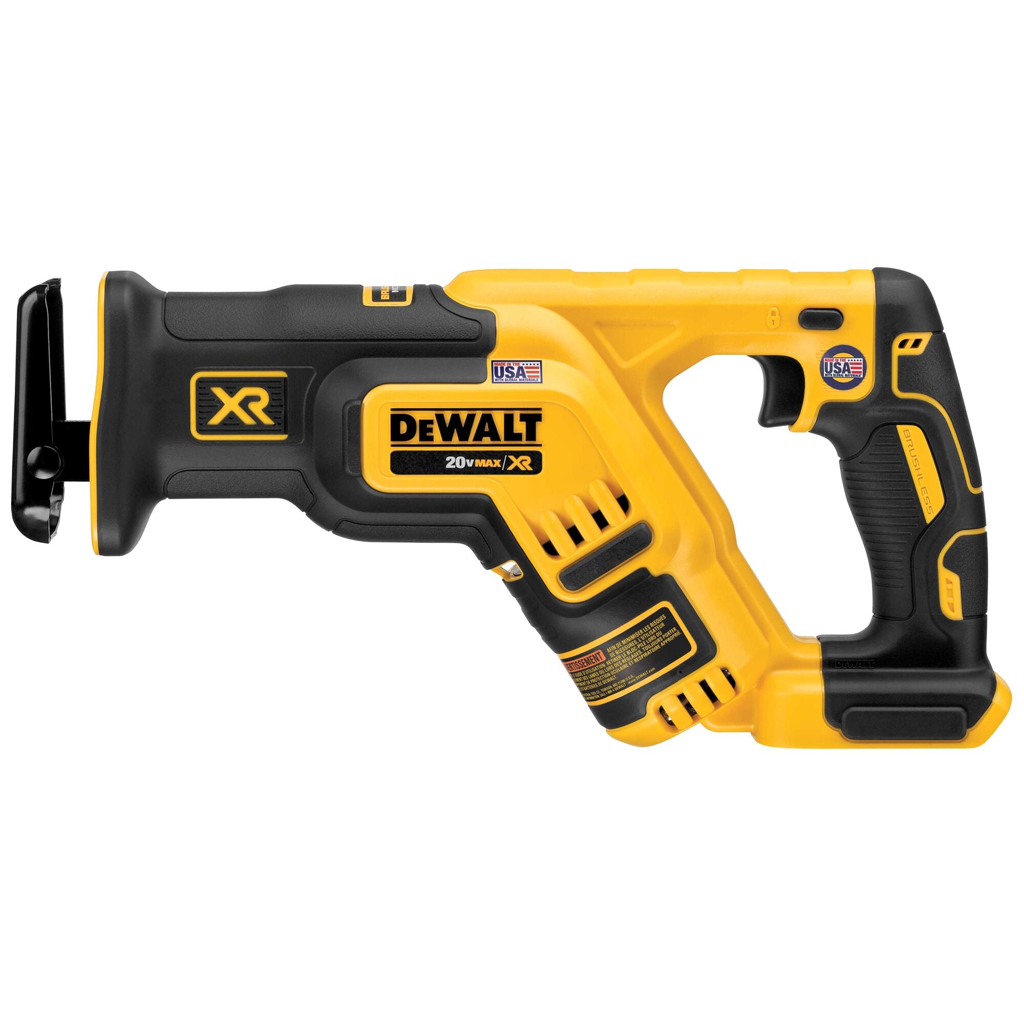 DEWALT 20-Volt MAX XR Cordless Brushless Compact Reciprocating Saw Kit ...