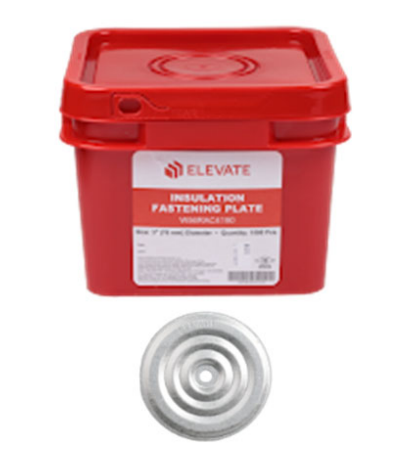Elevate 3 in. Metal Insulation Fastening Plate (Box of 1,000) - 08FSIP ...