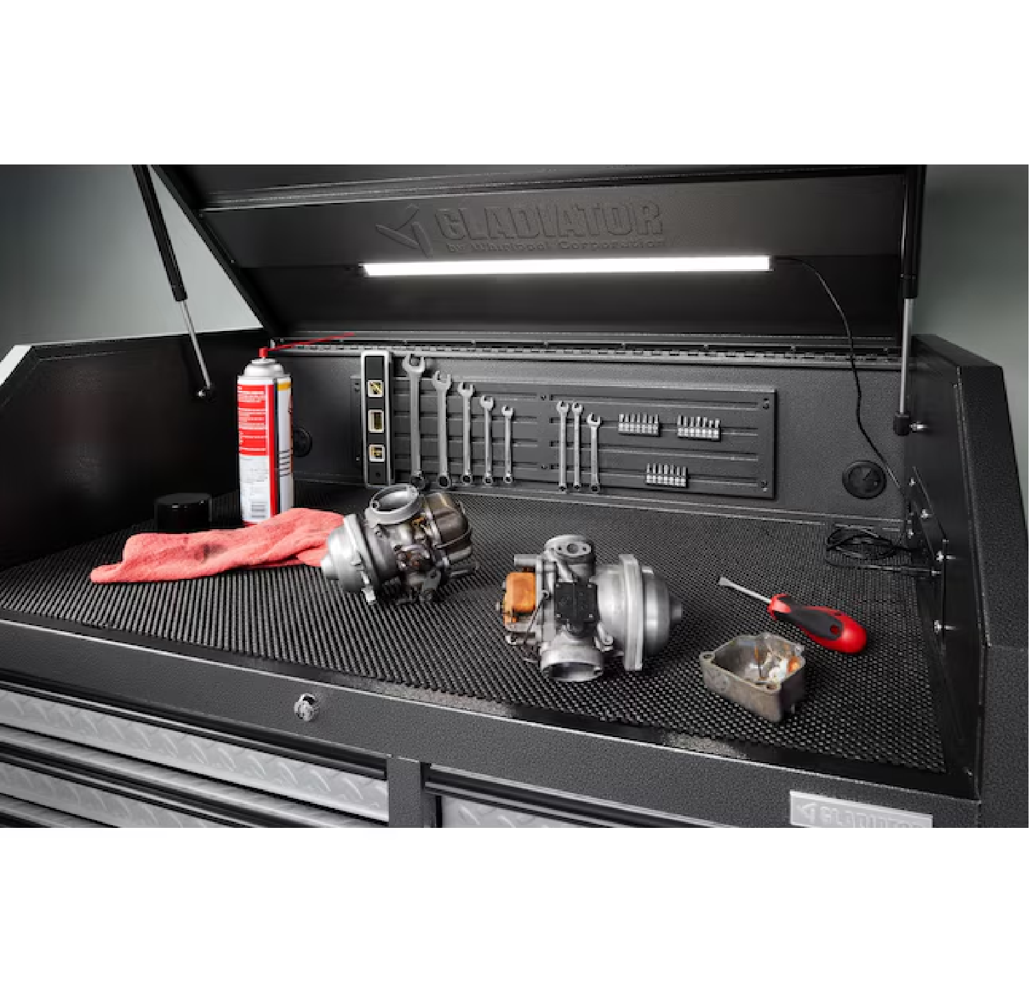 Gladiator Premier 41-in W x 63-in H 15 Friction Stainless Steel Tool C ...
