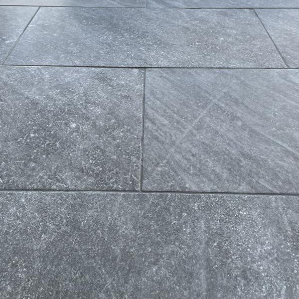 Harbor Gray 12-in x 24-in Matte Porcelain Stone Look Floor and Wall Ti ...