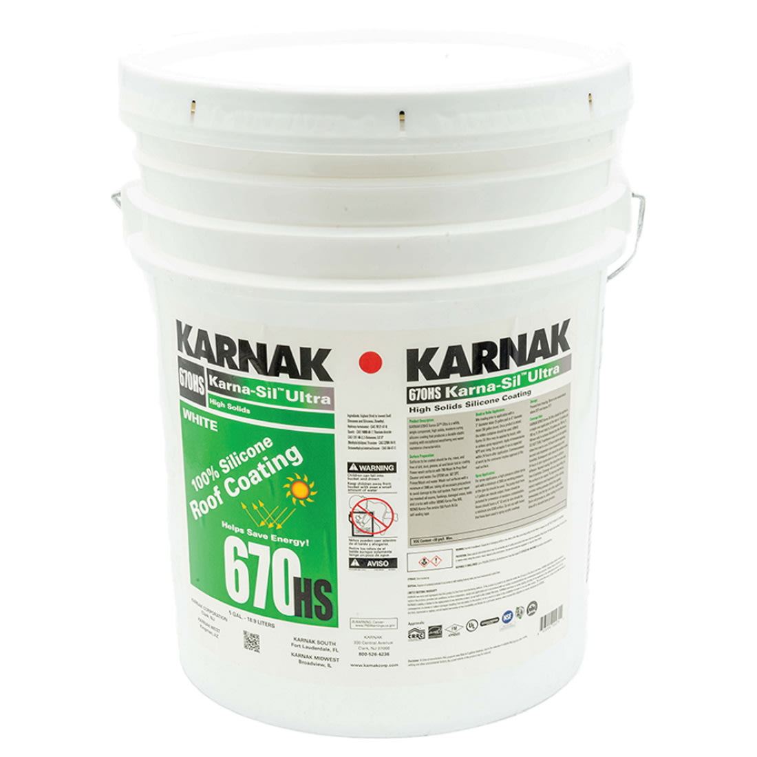 Karnak 670HS Karna-Sil Ultra (High Solids, Low-VOC Silicon – Super Arbor