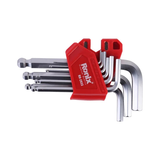 Ronix 1.5-10mm Spark Free Non Magnetic Beryllium Copper Hex Key with B ...