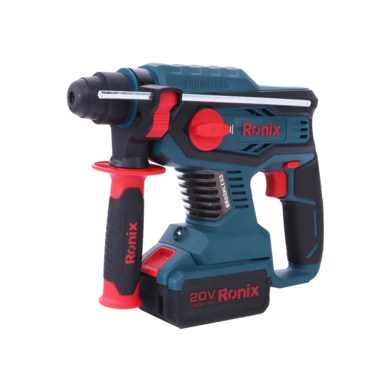Ronix 20V Model 8910 New Design Portable Brushless Cordless Rotary Ham ...
