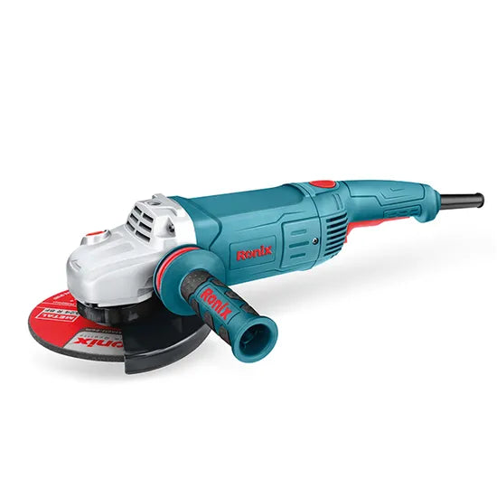 Ronix 3231 180mm Ergonomic Angle Grinder with Paddle Switch Arbor Type ...