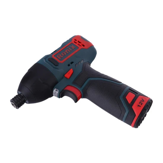 Ronix 8104K Model 12V Lithium-Ion 2200rpm Cordless Drill Driver Impact ...