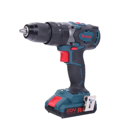 Ronix 8905K Brushless Cordless Hammer Drill Impact Combo Kit 20V Hamme ...