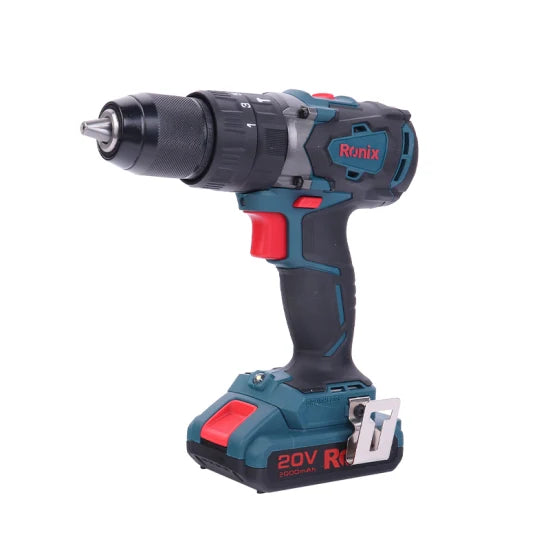 Ronix Model 8905K New Design 13mm 20V 2A 2batteries Power Tool Cordles ...