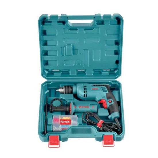 Ronix Model RS-0005 750W Impact Cordless Drill Tool Set Professional H ...