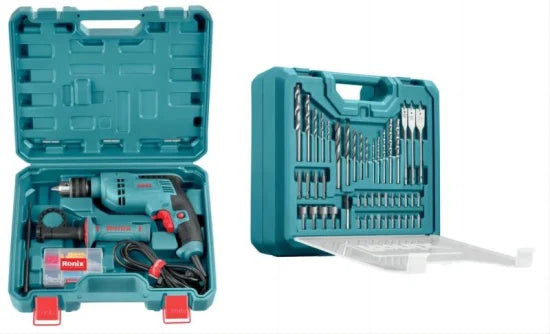 Ronix RS-0005 240V Max Brushless Tool Set with Drill 54PCS Household H ...