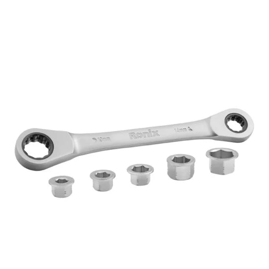 Ronix Rh-2170 One-Way Ratchet Spanner Set 14*19mm Professional Hand To ...