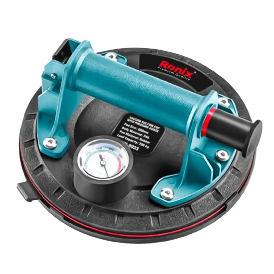 Ronix Rh-9933 Vacuum Suckers Double Rubber with Press Gage Plastic Dou ...