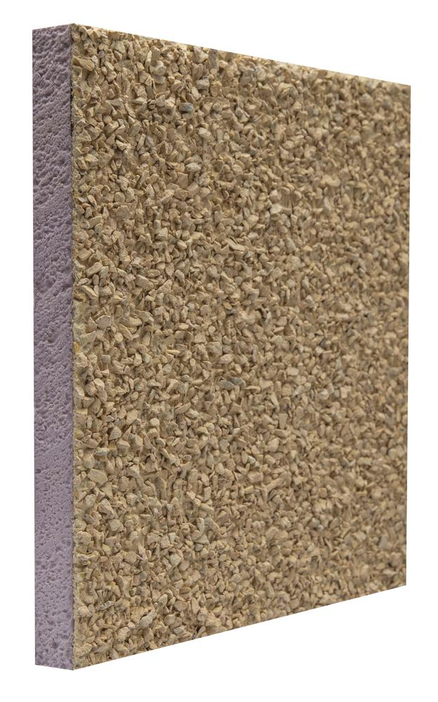 Styro Industries FP Ultra Lite 2' x 4' x 1" Texas Yellow Aggregate Fou ...