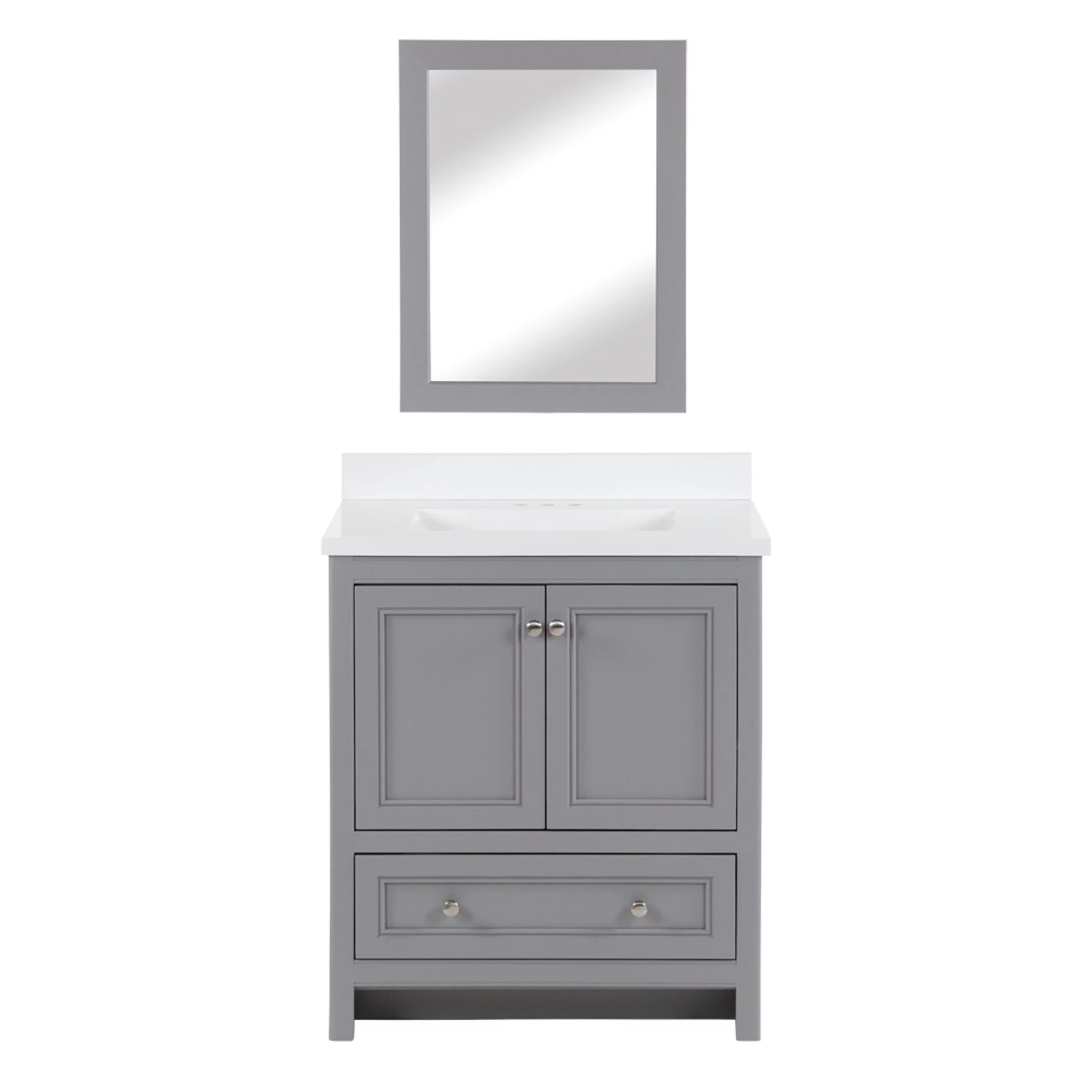 Studio Design Collection Sutherland 30 in. Bathroom Vanity with Top an ...
