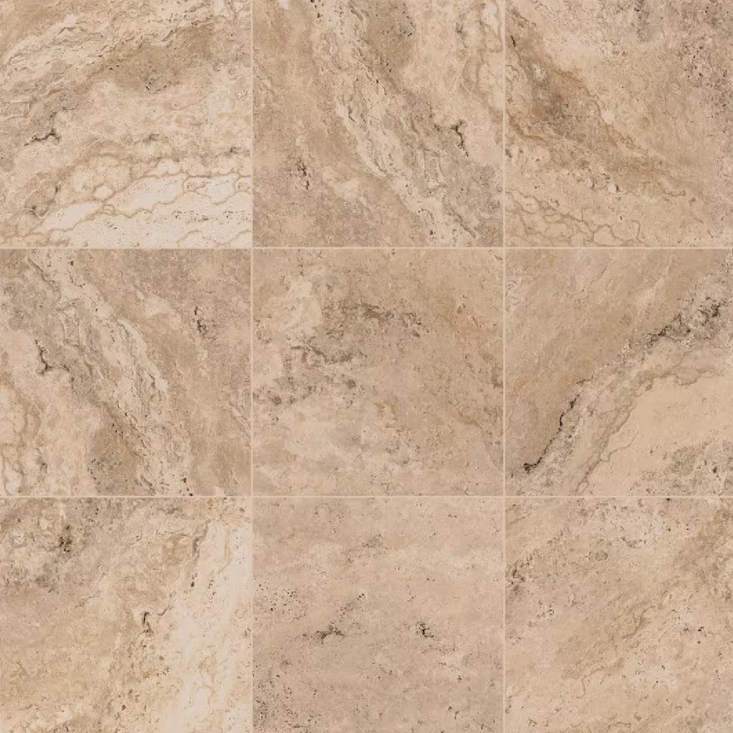 Travisano Trevi 18 in. x 18 in. Porcelain Floor and Wall Tile (352 sq ...