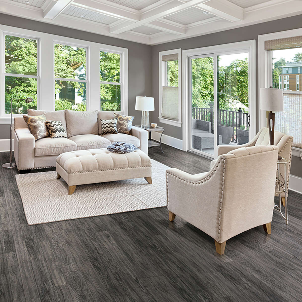Congoleum ArmorCore Oak Run 12-ft W Cut-to-Length Yukon Sky Wood-Look ...