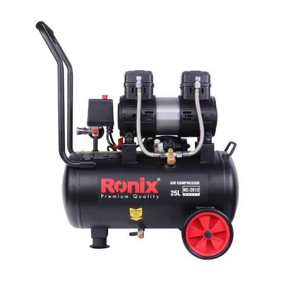 Ronix Ultra Quiet Oil-Free 25L Electric Industrial Hose Upright Air Co – Super Arbor