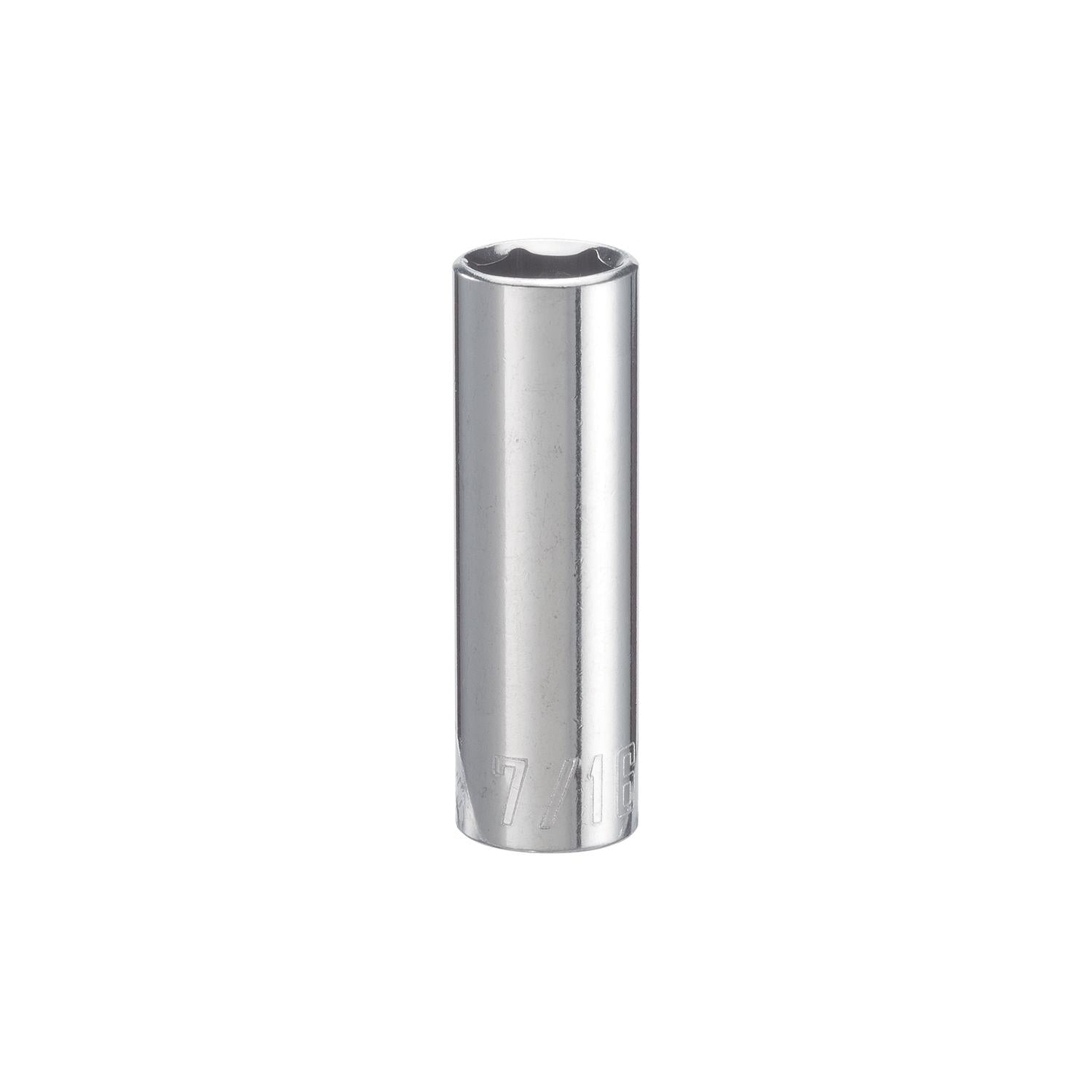 Craftsman SAE 6 Point Deep Socket, 7/16 in. X 1/4 in. Drive – Super Arbor