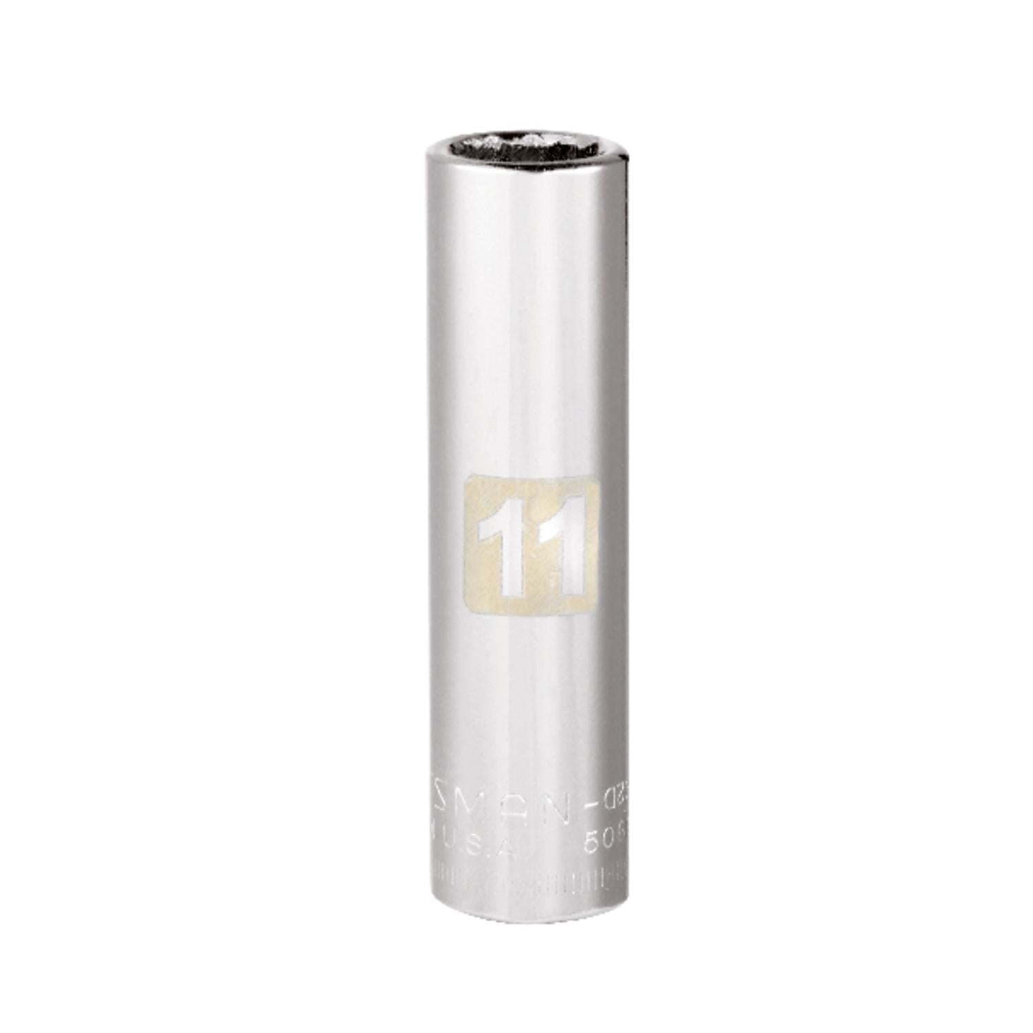 Craftsman 11 mm Metric 12 Point Deep Socket, 3/8 in. Drive – Super Arbor