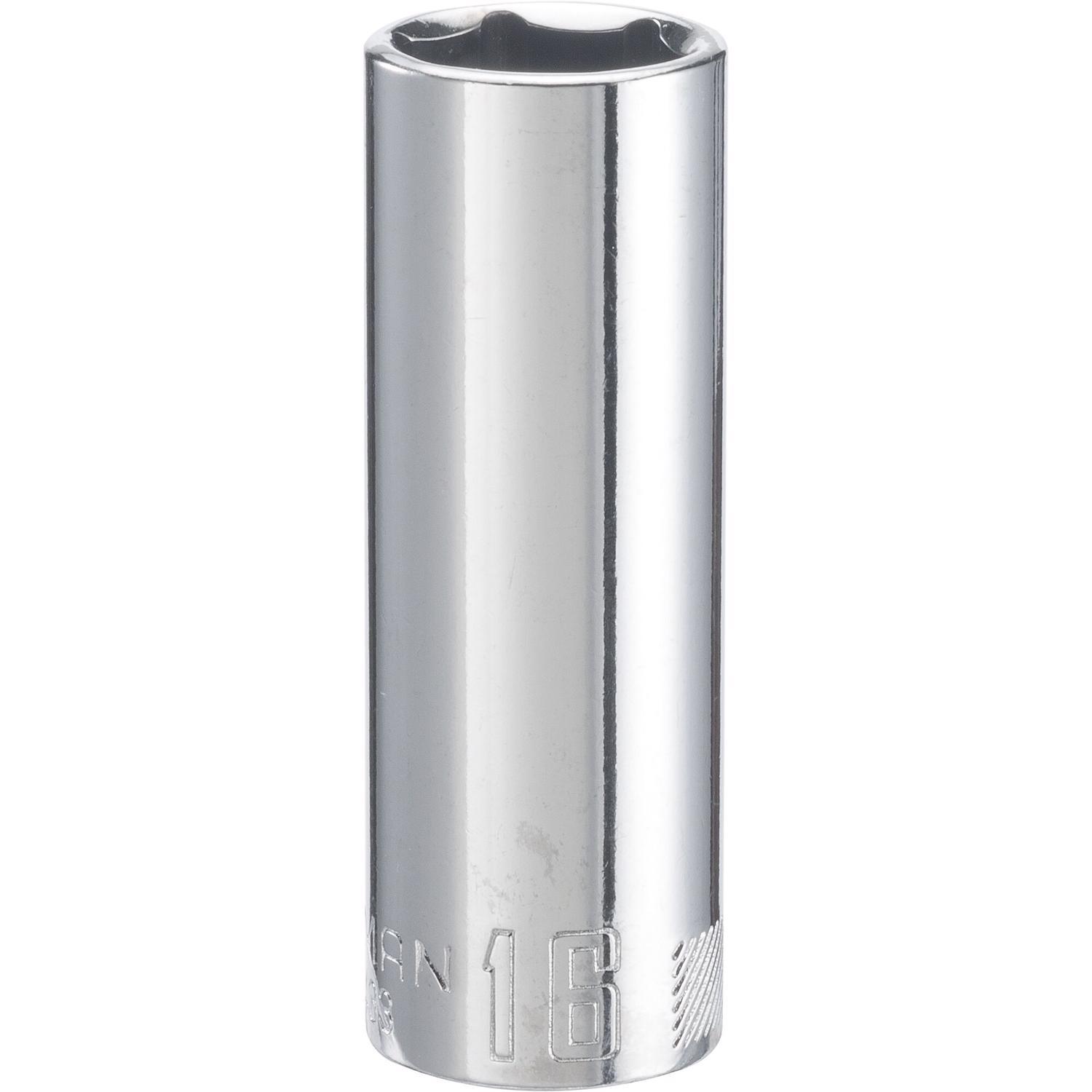 Craftsman 16mm Metric 6-Point Deep Socket, 3/8-inch Drive – Super Arbor