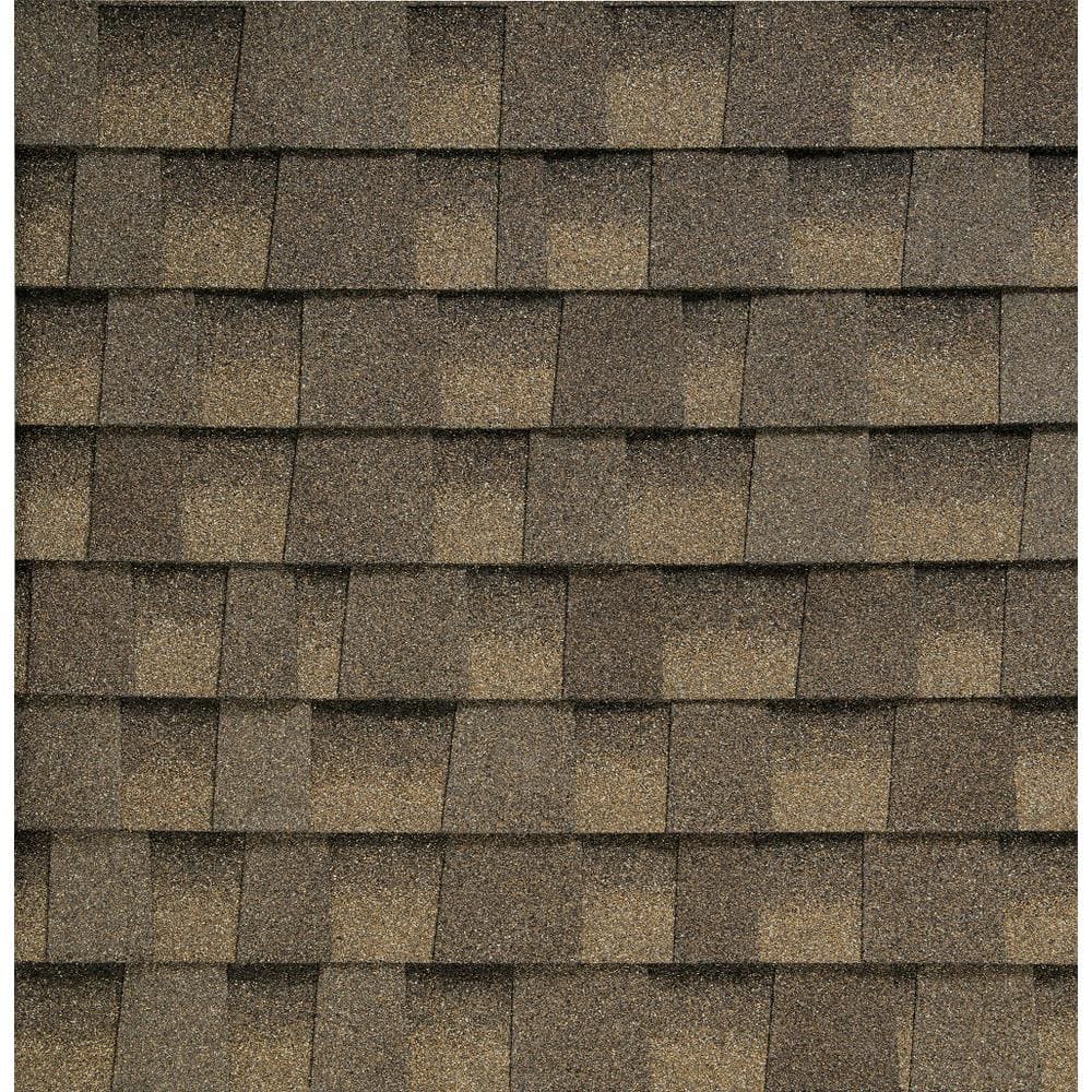 GAF TimberCrest Aged Chestnut Hip and Ridge Cap Shingles - High Profil ...
