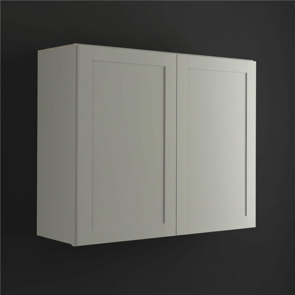 Hampton Bay Westfield Dusk Gray Shaker Wall Kitchen Cabinet - 36" W x ...