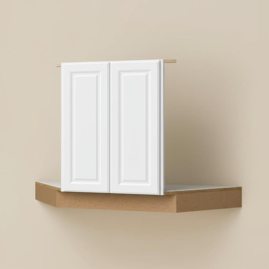 Hampton Bay Designer Series Elgin Corner Sink Base Kitchen Cabinet in ...