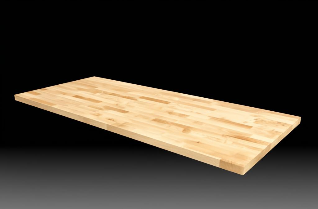 Hampton Bay 4 ft. L x 25 in. D Finished Engineered Birch Butcher Block ...