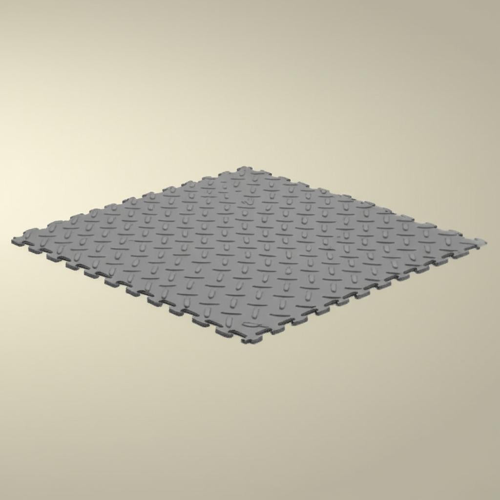 Husky Gray PVC Garage Flooring Tiles - 6-Pack – Super Arbor