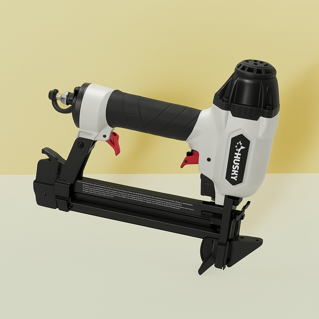 Husky Pneumatic 4-in-1 18-Gauge Mini Flooring Nailer and Stapler ...
