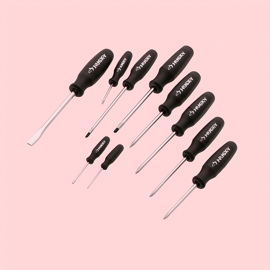 Husky Screwdriver Set (10-Piece) - Durable and Ergonomic – Super Arbor