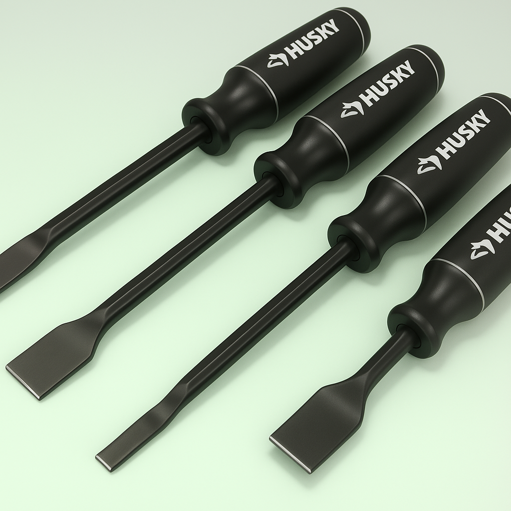 Husky 4-Piece Scraper Set with Ergonomic Handles – Super Arbor
