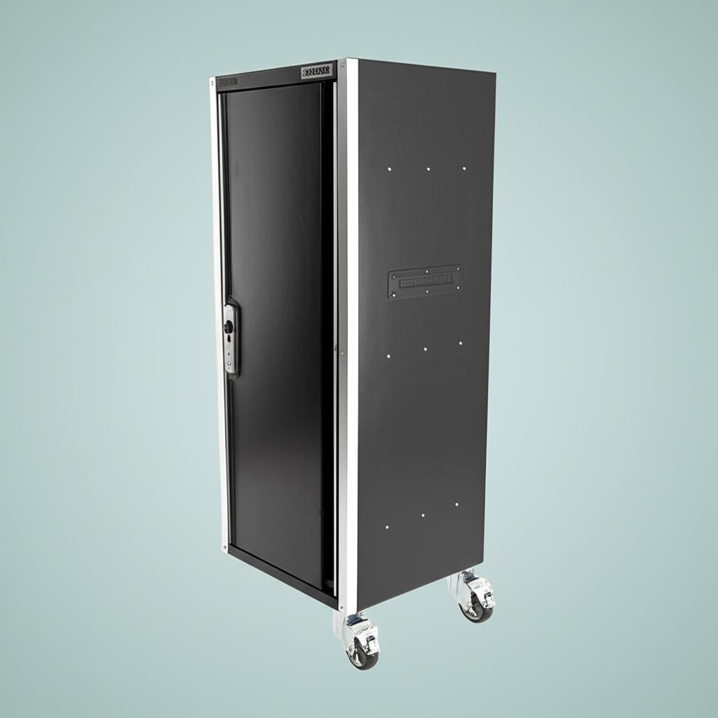 Husky 28 in. Professional Duty Side Tool Locker with Casters - Black ...