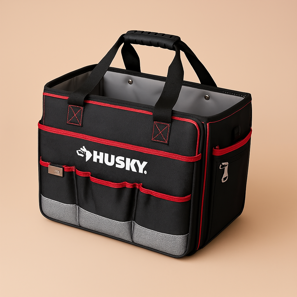 Husky 19 in. Pro Hybrid Tote with Tool Organizer – Super Arbor
