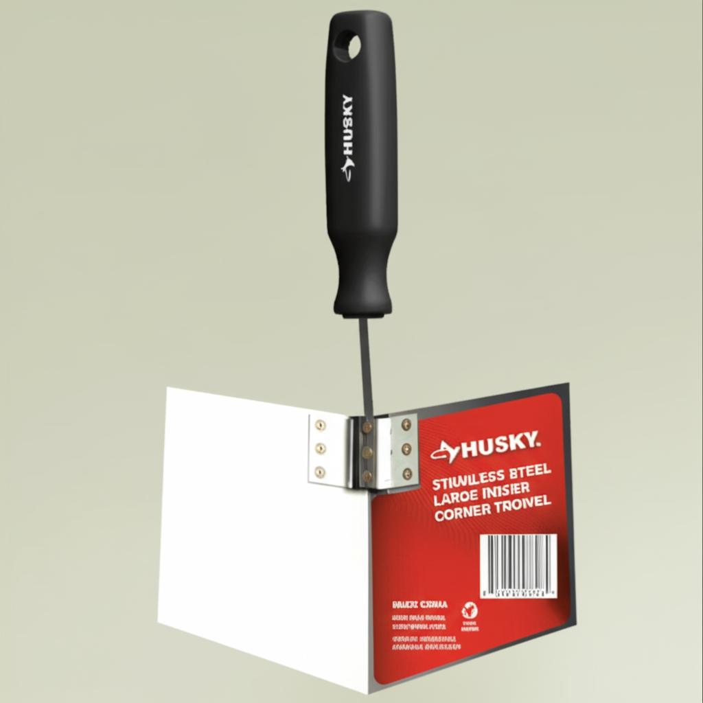 Husky 5 in. Stainless Steel Drywall Corner Tool – Flexible Blade, Soft ...