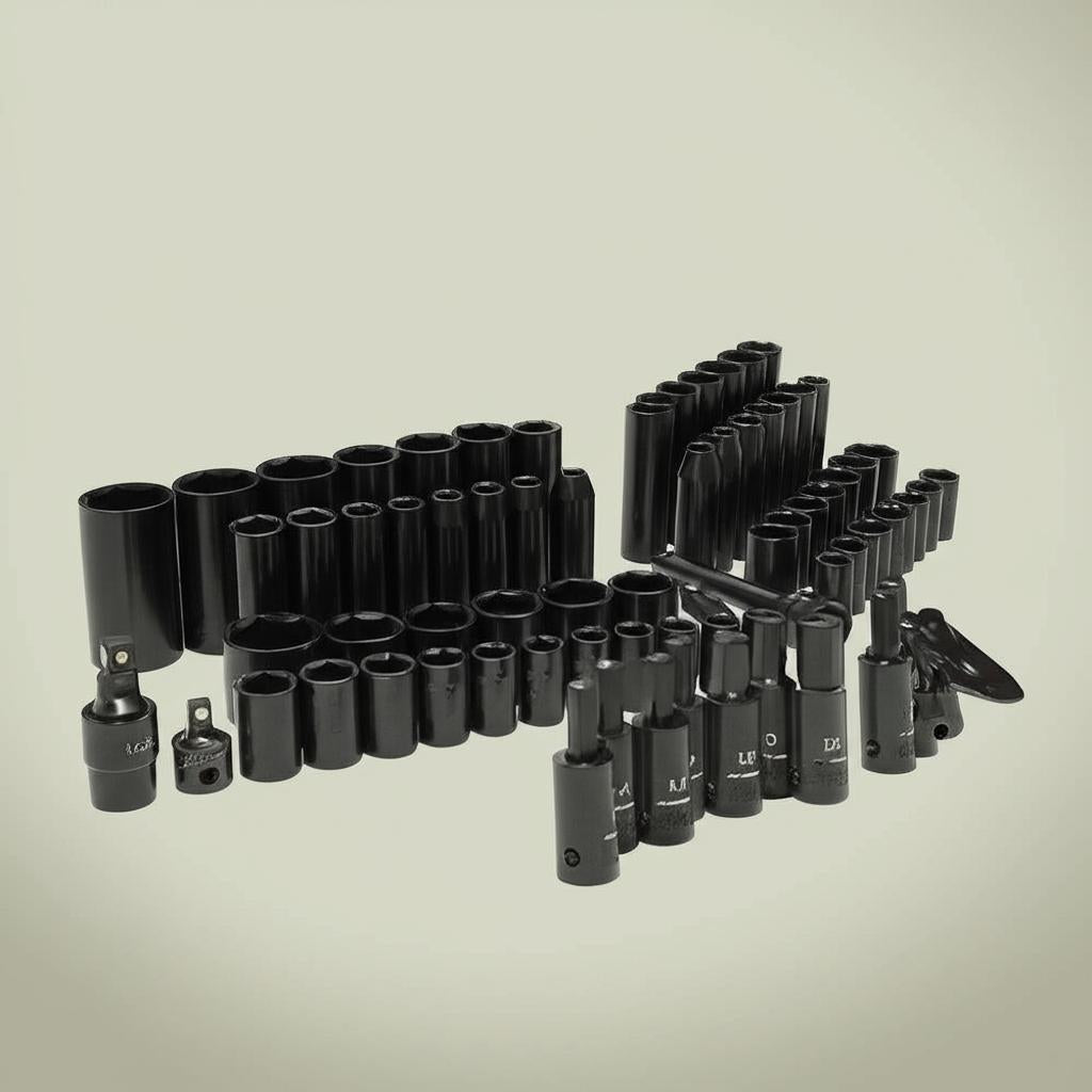 Husky 1/2 in. Drive Master Impact and Hex Bit Socket Set (78-Piece ...