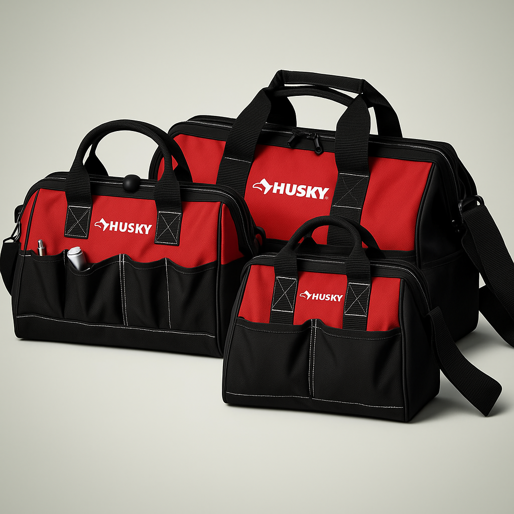 Husky 3-Piece Tool Bag Combo (12 in., 15 in., and 18 in.) – Super Arbor