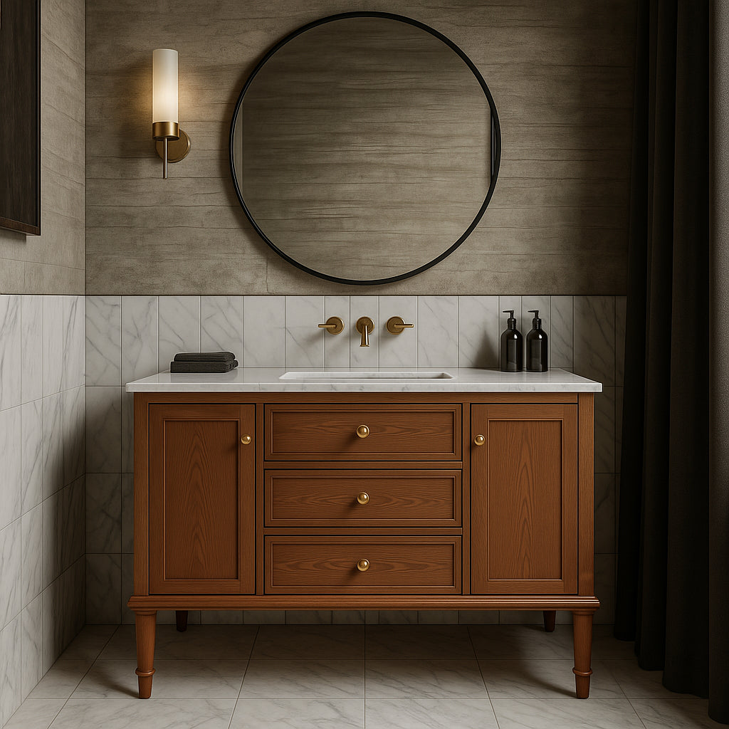 Home Decorators Collection Collette 48-Inch Single Sink Vanity in Cinn ...