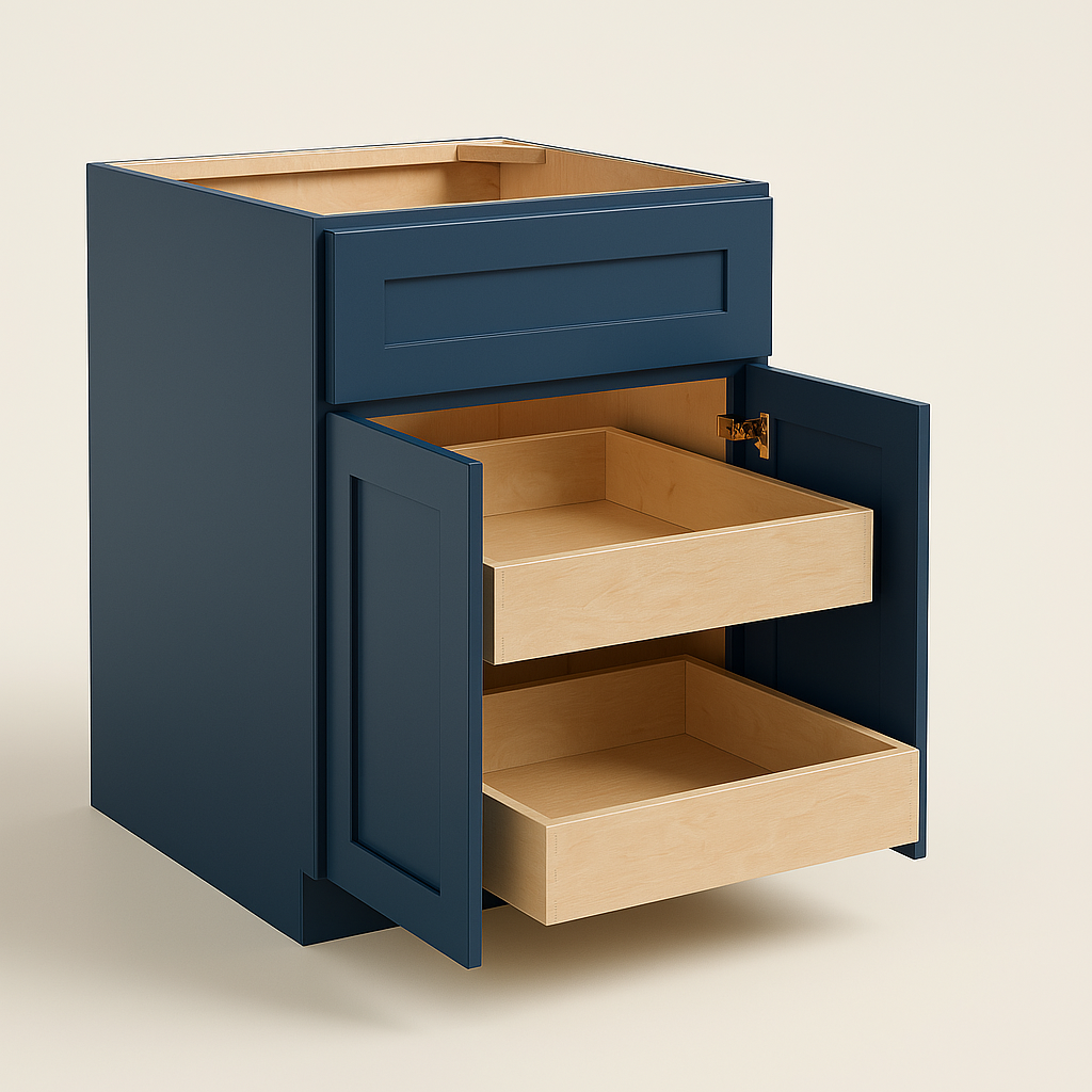 Home Decorators Collection Newport Mythic Blue Kitchen Base Cabinet ...