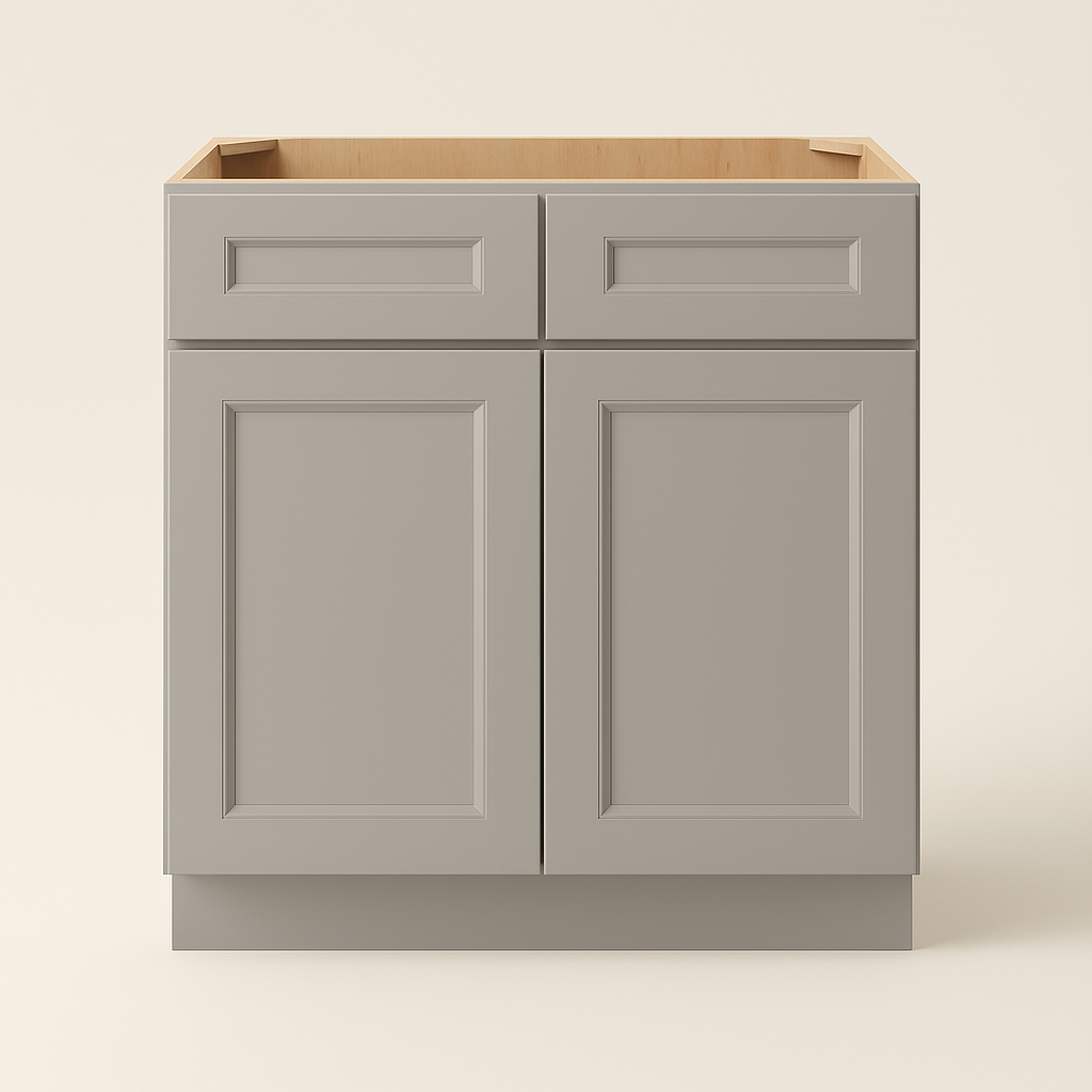 Home Decorators Collection Grayson 36" Pearl Gray Kitchen Base Cabinet ...