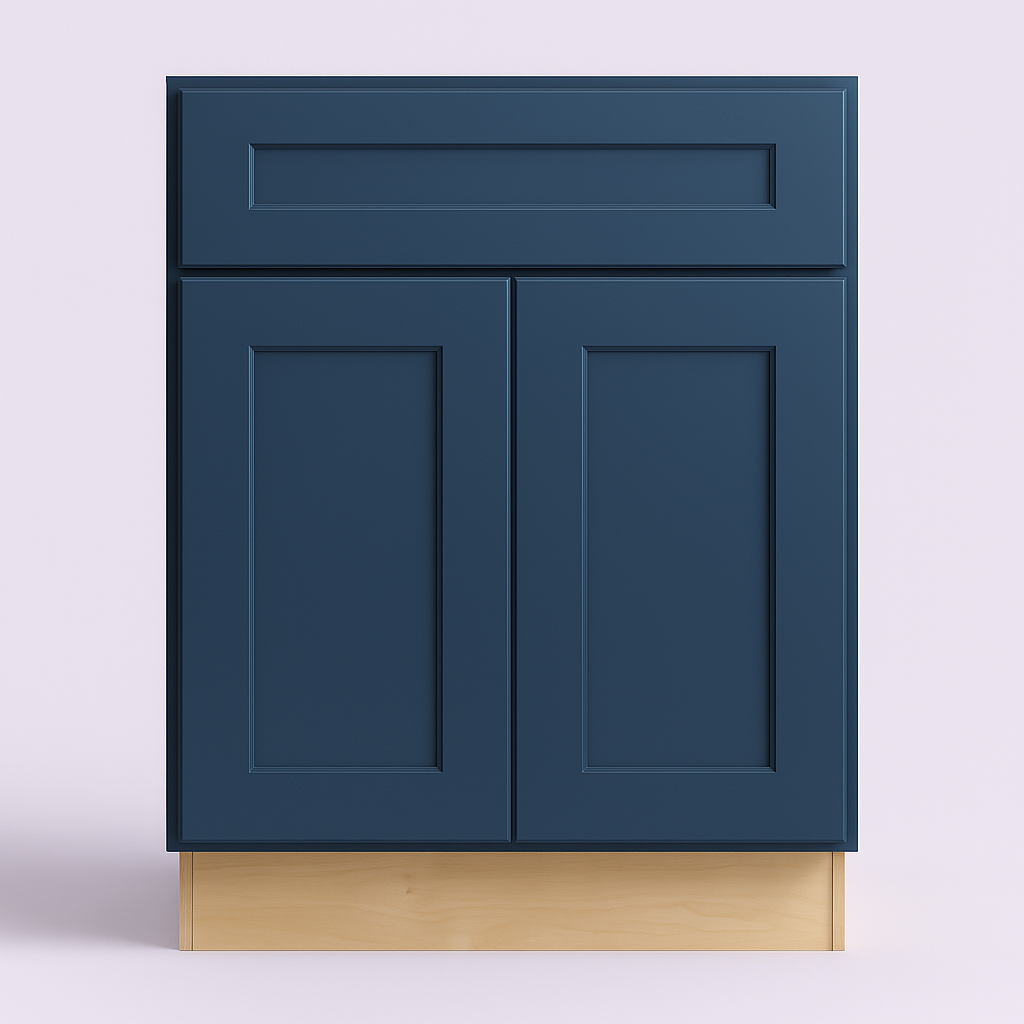 Home Decorators Collection Newport Mythic Blue Base Kitchen Cabinet ...