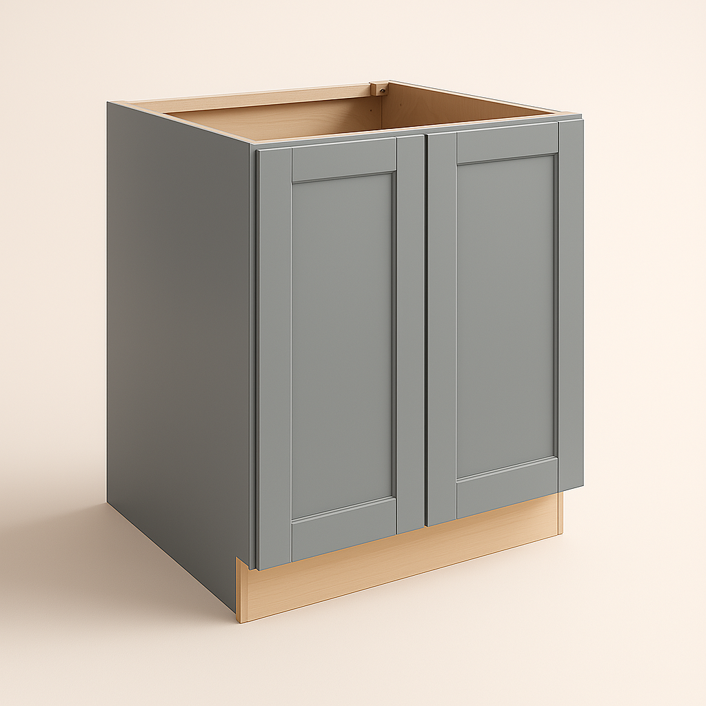 Home Decorators Collection Washington Veiled Gray Shaker Base Kitchen ...