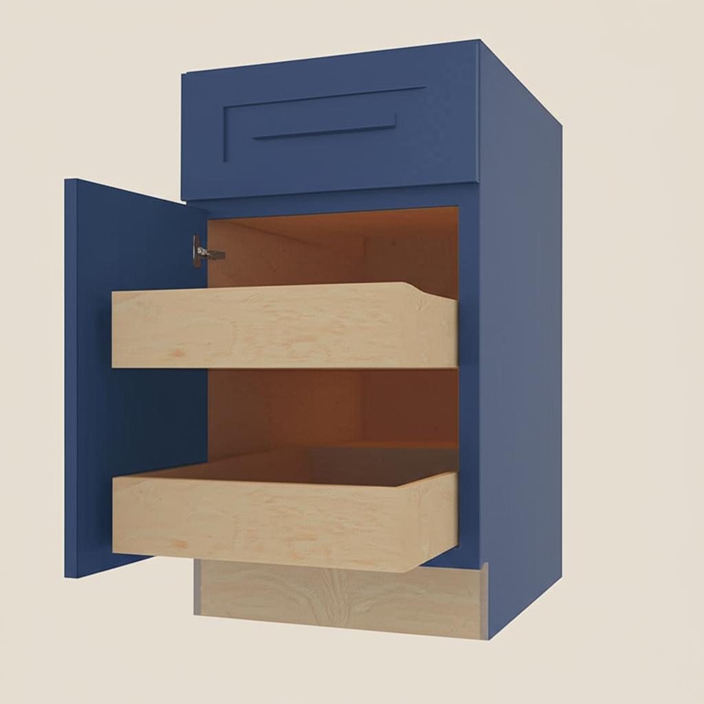 Home Decorators Collection Grayson Mythic Blue Shaker Base Cabinet ...