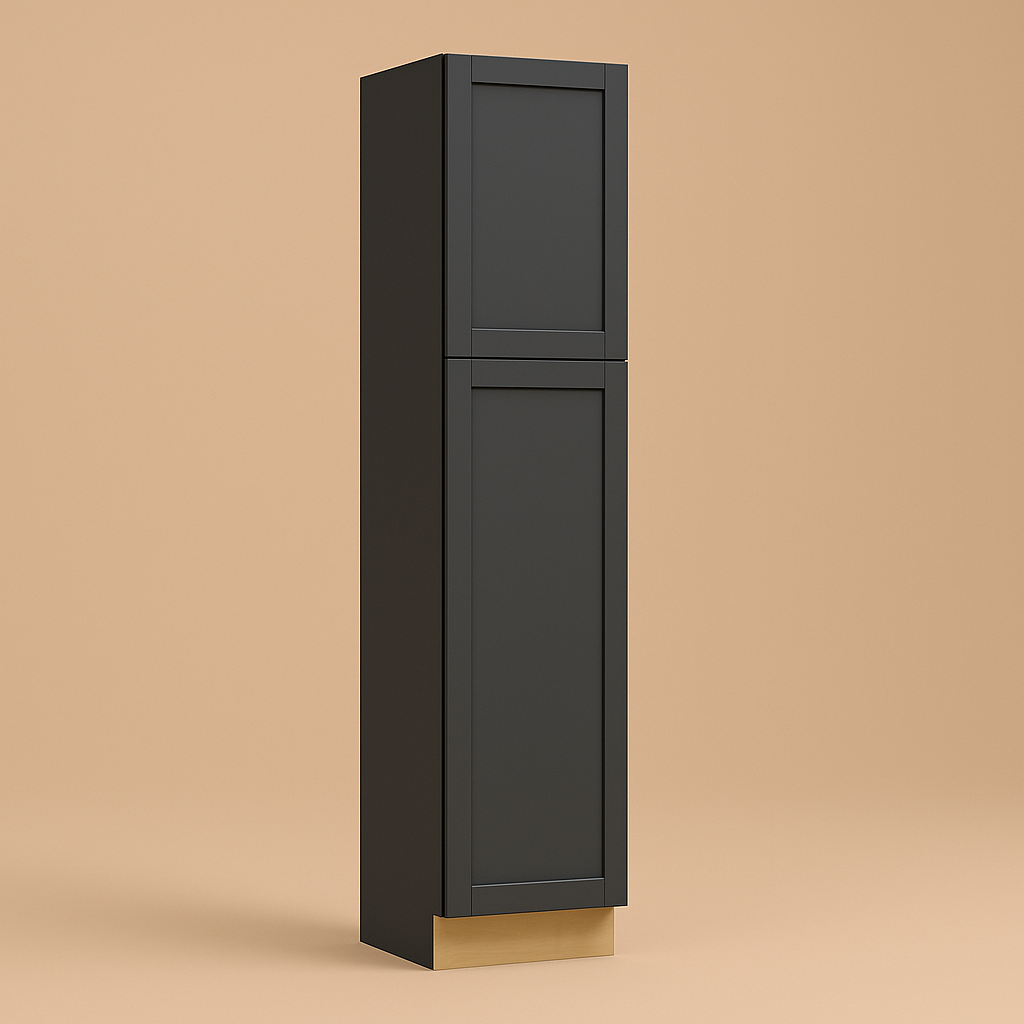 MILL'S PRIDE Richmond Venetian Onyx Shaker Pantry Cabinet, 18" W x 24 ...