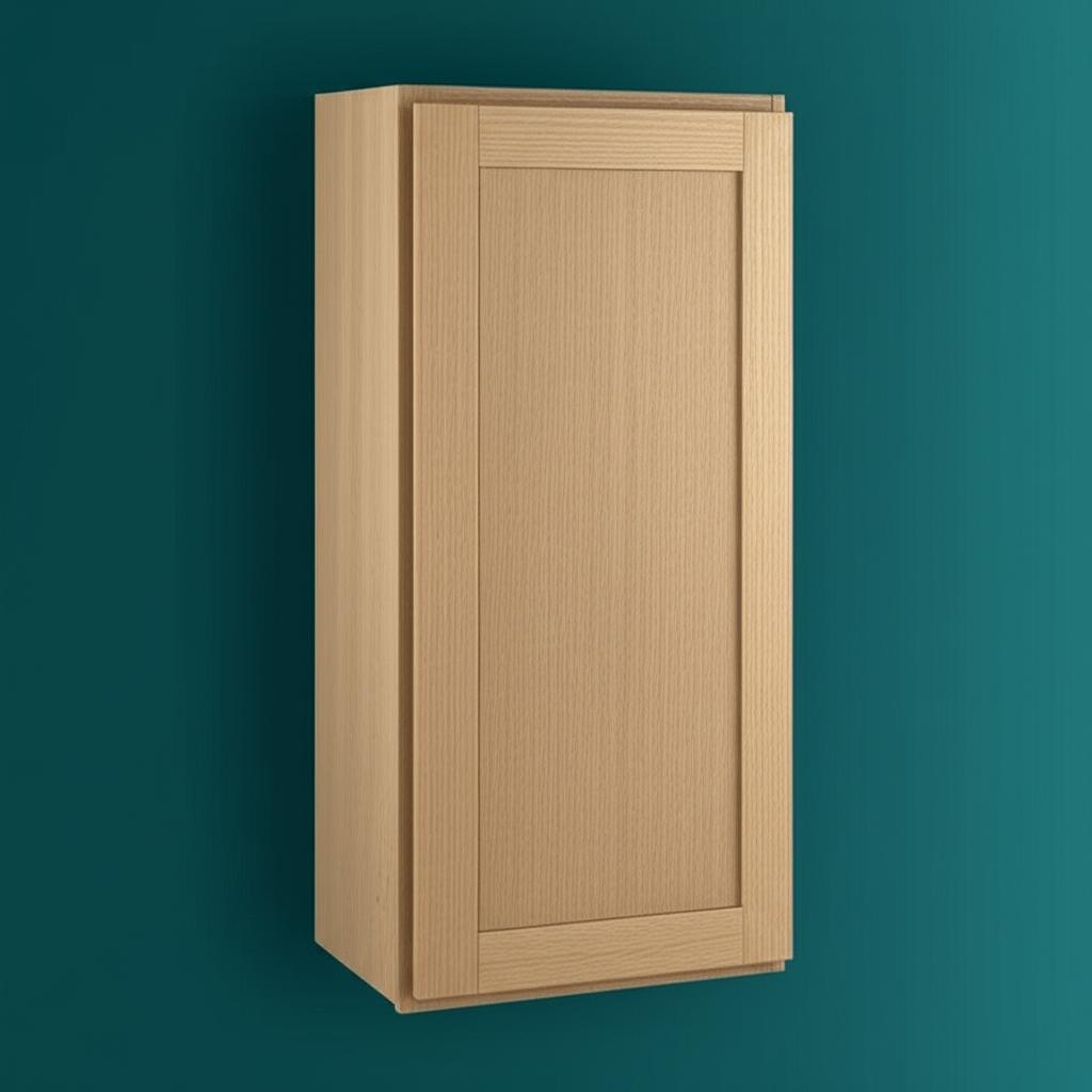 Hampton Bay Avondale White Oak Shaker Wall Kitchen Cabinet, 18x12x36 i ...