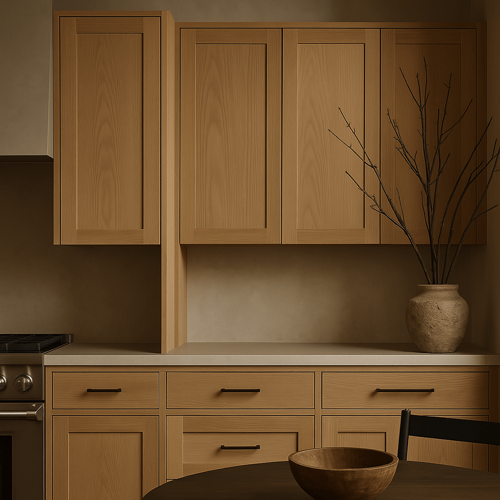 Hampton Bay Avondale White Oak Shaker Wall Kitchen Cabinet, 15x12x36 i ...