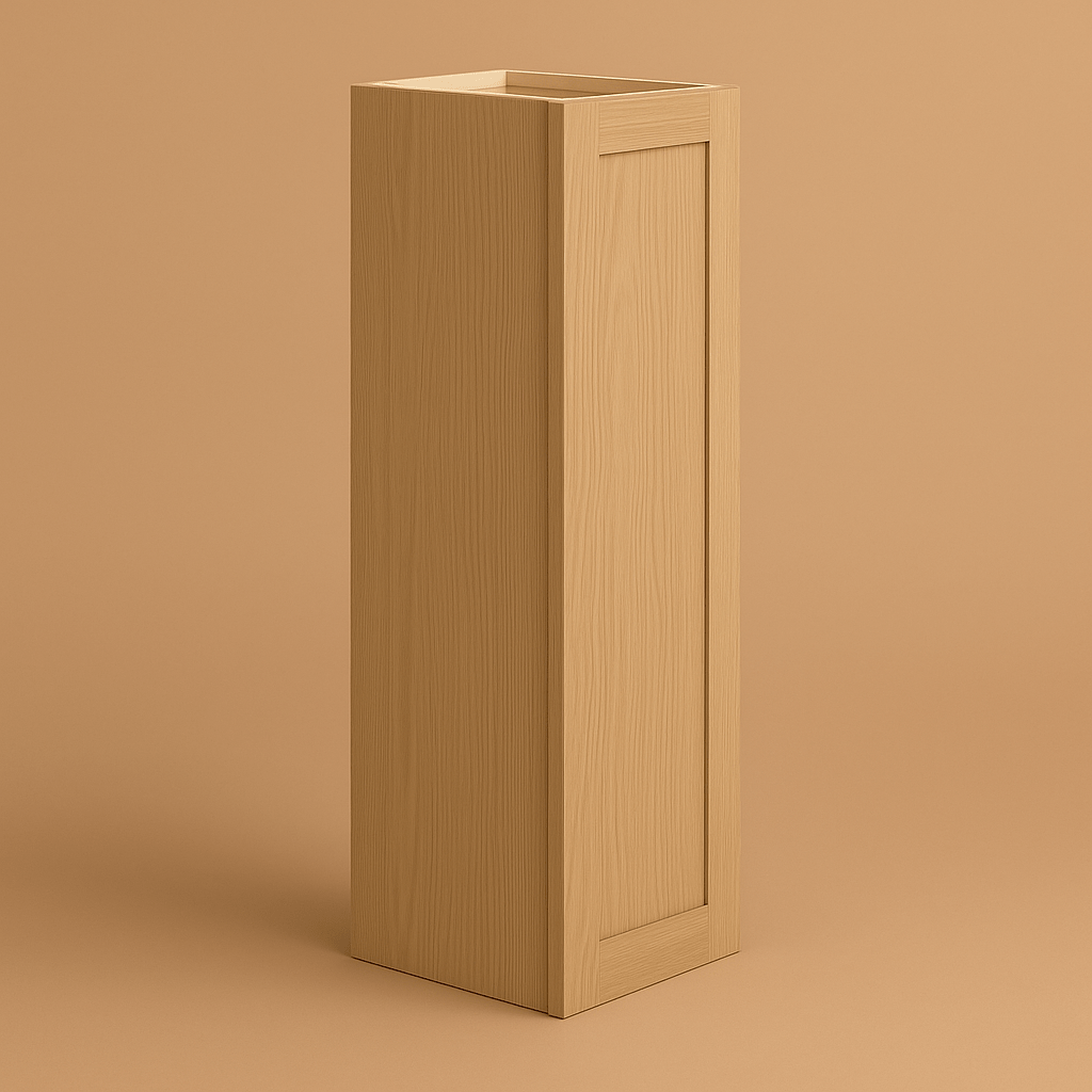Hampton Bay Avondale Shaker Wall Kitchen Cabinet in White Oak - 12x12x ...