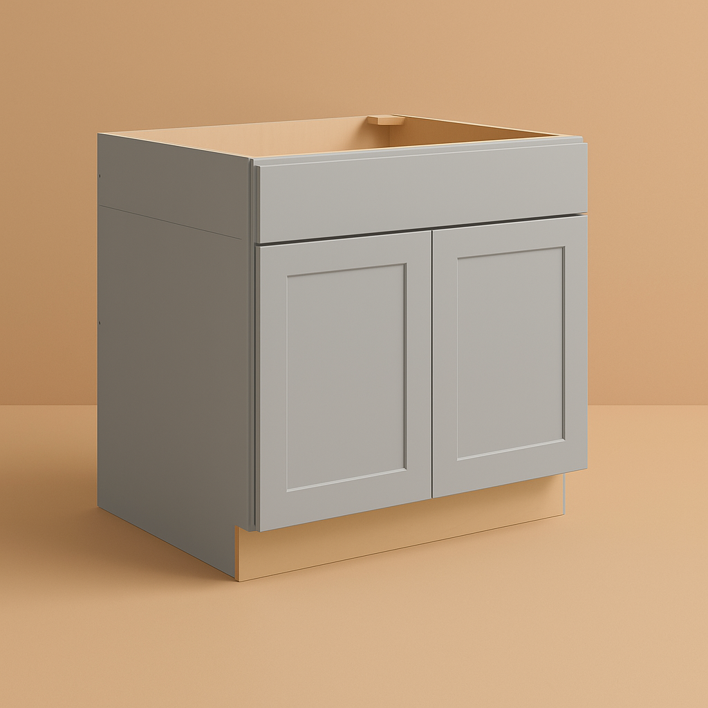 Hampton Bay Avondale ADA Sink Base Cabinet, Dove Gray, 36x24x34.5 in ...