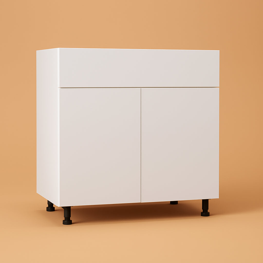 Cambridge Radiance 36 in. Ready to Assemble Slab Sink Base Kitchen Cab ...