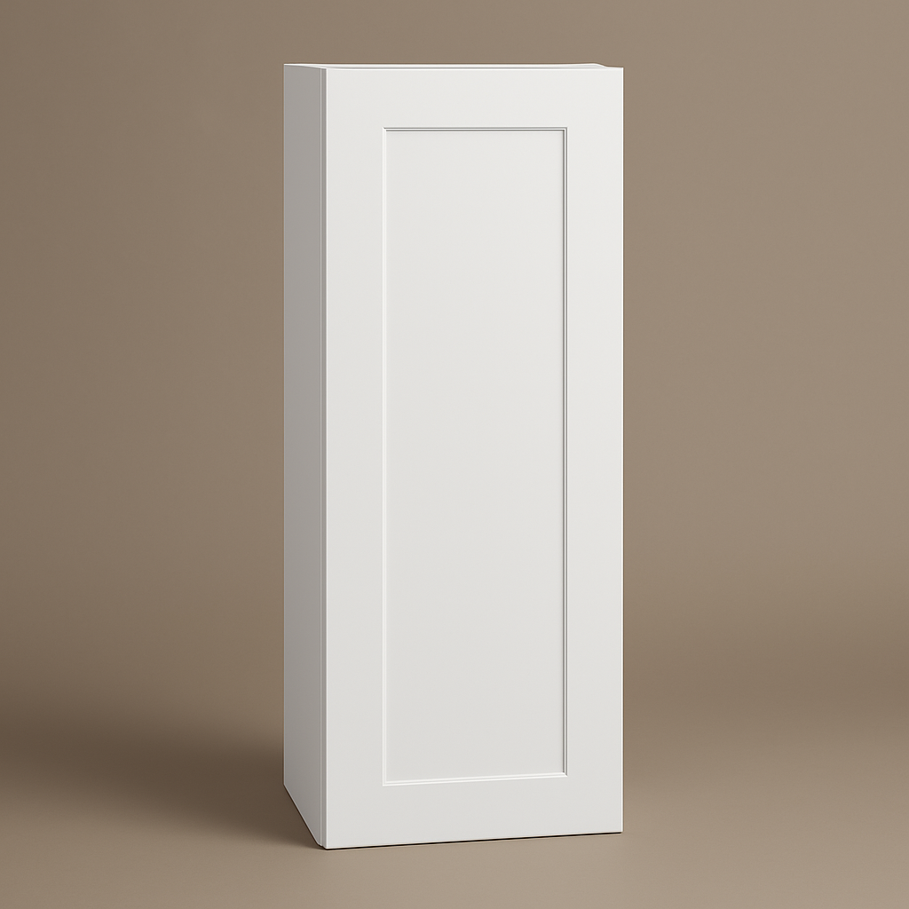 HOMEIBRO Shaker White Plywood Wall Cabinet, 12x12x36 Inches, Ready to ...