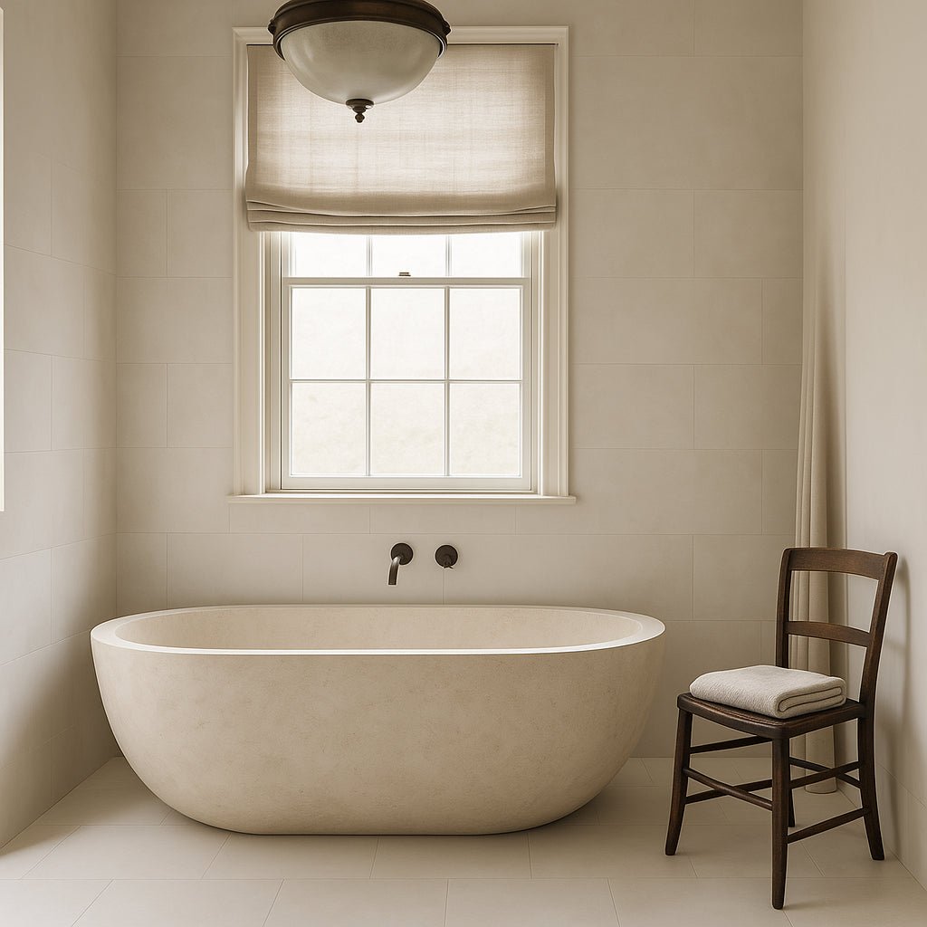 Vetta Elements Luxe Sand Matte Porcelain Tile - 24 x 24 Cement Look, M ...